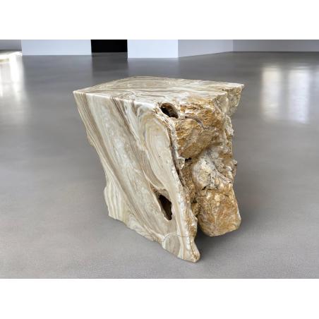 ONYX STONE SIDE TABLE BELMONT
