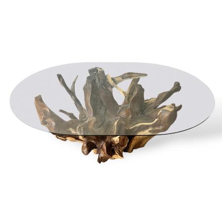 WOODEN ROOT DINING TABLE