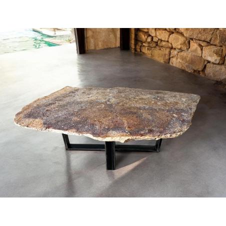 LONGUE TABLE BASSE EN PANCA WARNA QUEEN