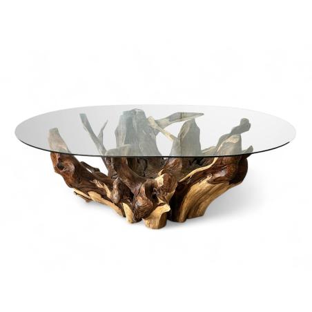 WOODEN ROOT DINING TABLE