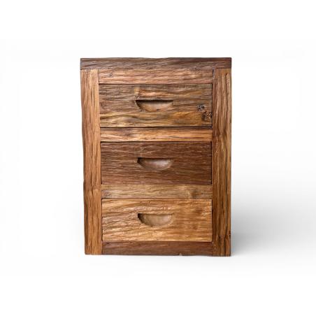 SMALL TEAK WOOD CHEST OF DRAWERS MESSINA